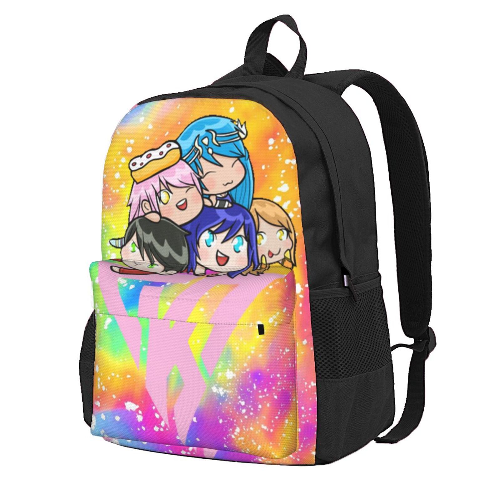 ItsFunneh Game Casual Daypack Laptop Backpack Student School Bag ...