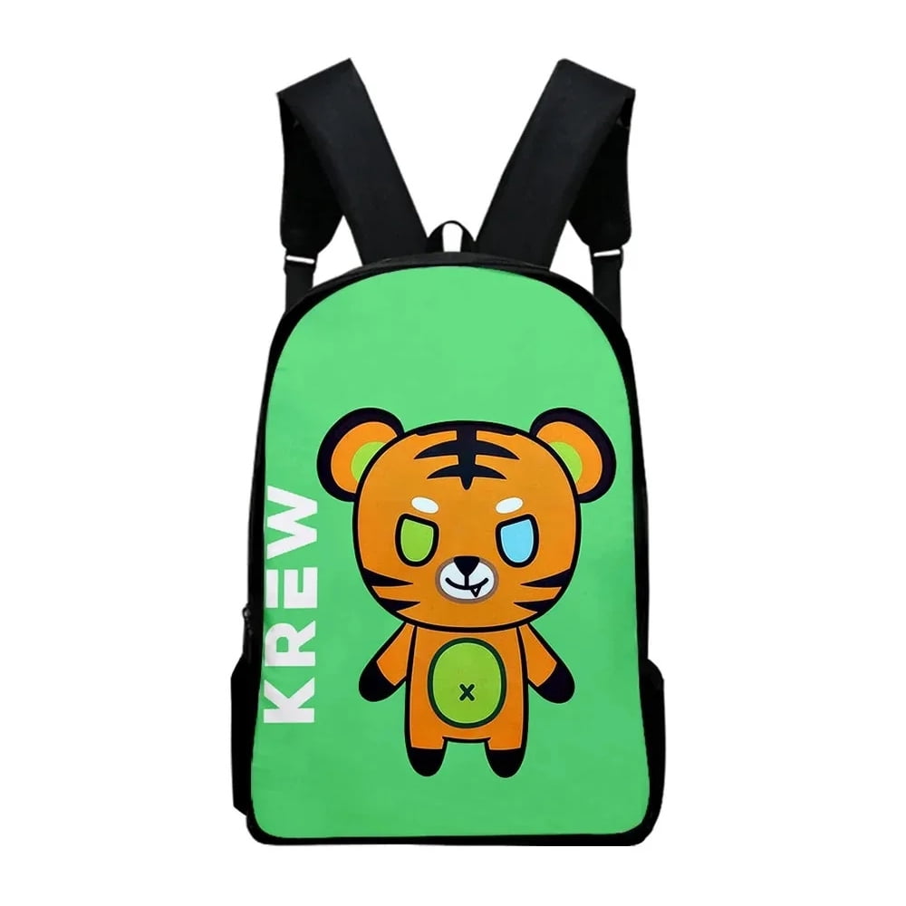 ItsFunneh Krew District Laptop Backpack Funny 3D Daypack Women Men ...