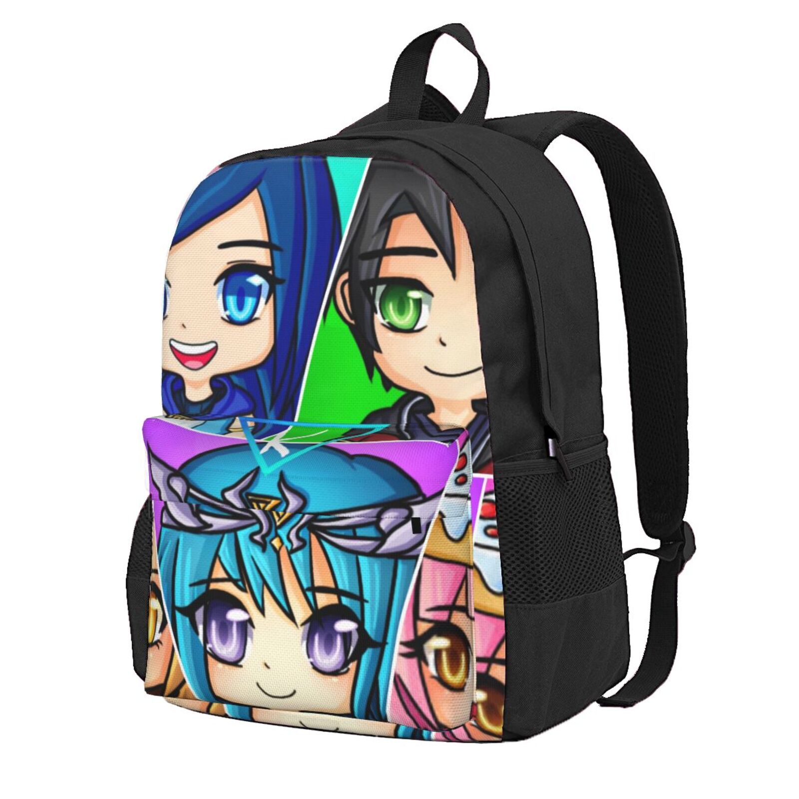 ItsFunneh Krew Family Casual Daypack Laptop Backpack Student School Bag ...