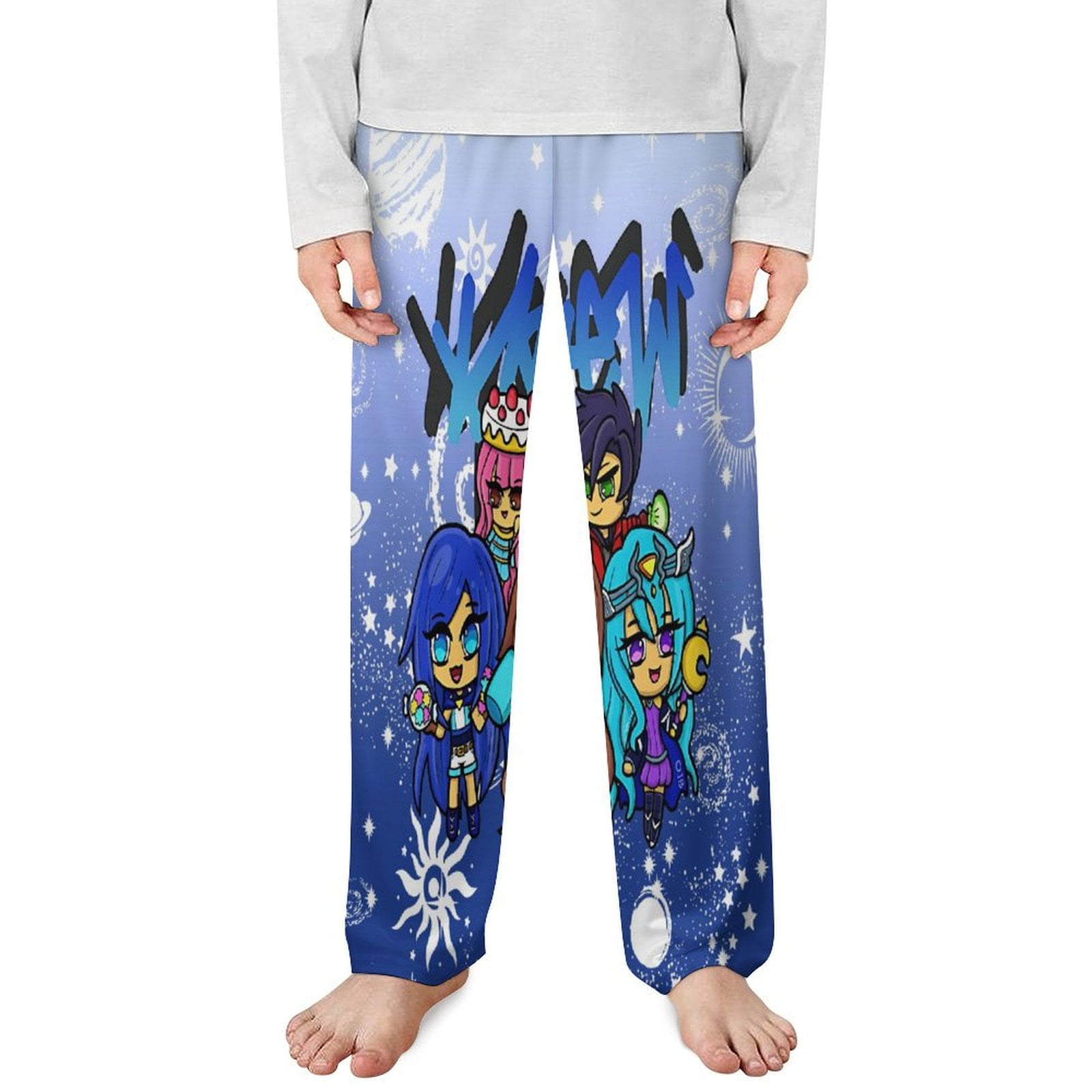 ItsFunneh Krew Pajamas Bottom Cartoon PJS Pants Sleepwear for Boys ...