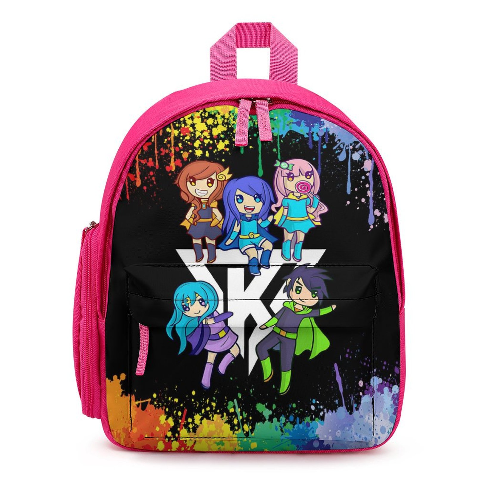 ItsFunneh Krew Small Backpack Mini Backpack Purse for Boys Girls ...