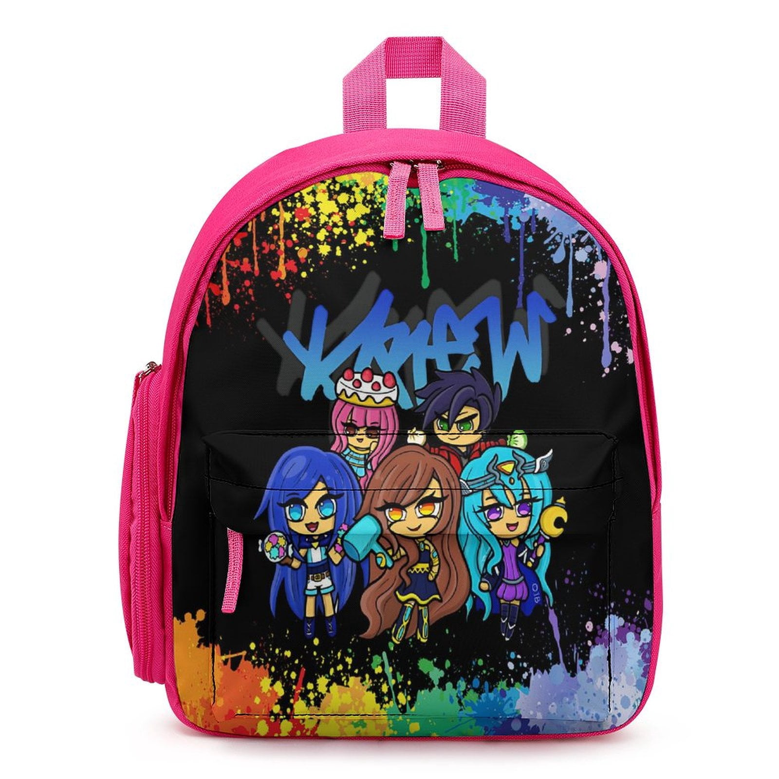 ItsFunneh Krew Small Backpack Shoulder Backpack Travel Daypack ...