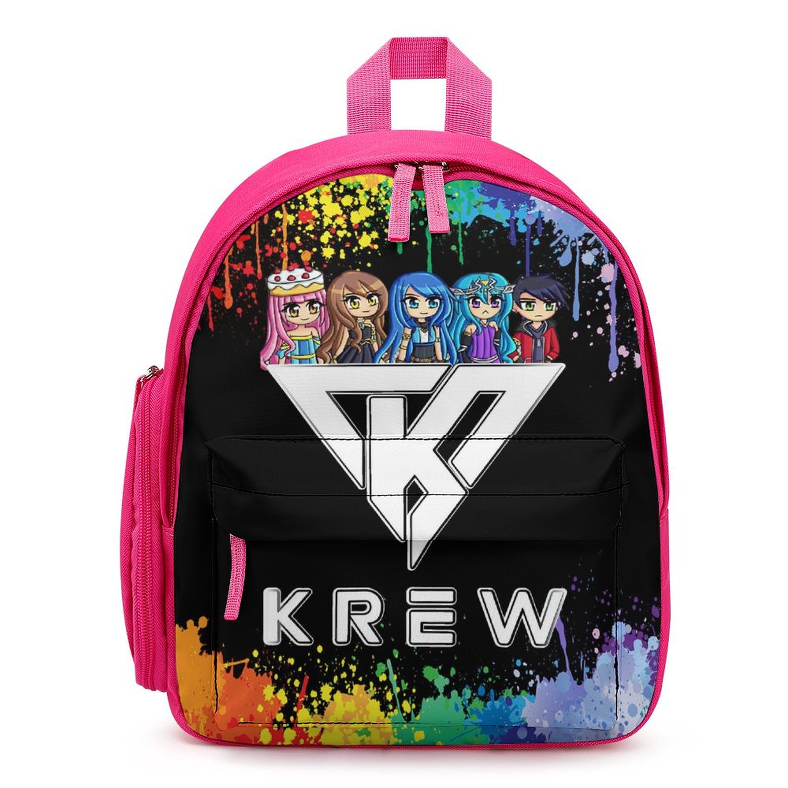 ItsFunneh Krew Small Backpack Shoulder Backpack Travel Daypack ...