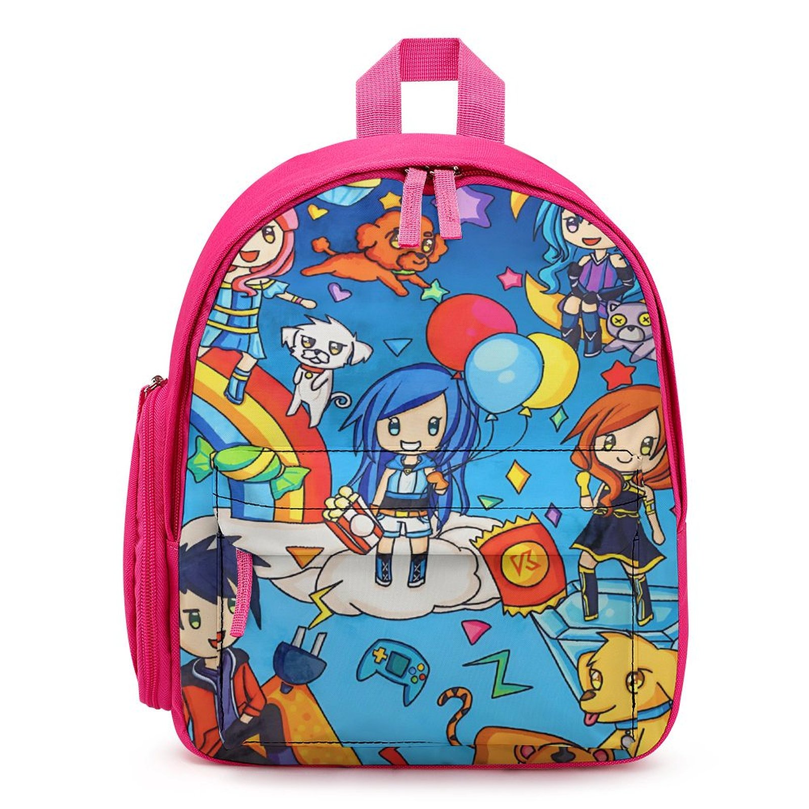 ItsFunneh Krew Small Backpack Shoulder Backpack Travel Daypack ...