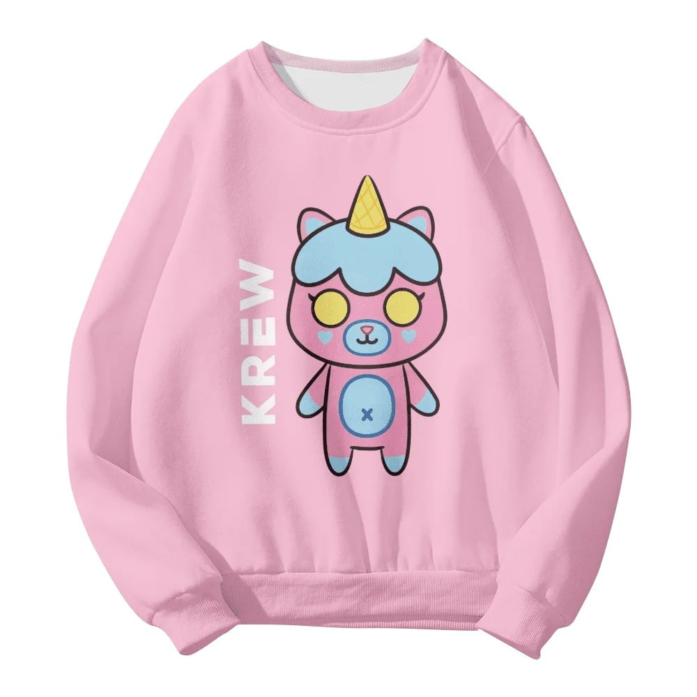ItsFunneh Merch Krew District Pullover Streetwear Men/Women Harajuku ...