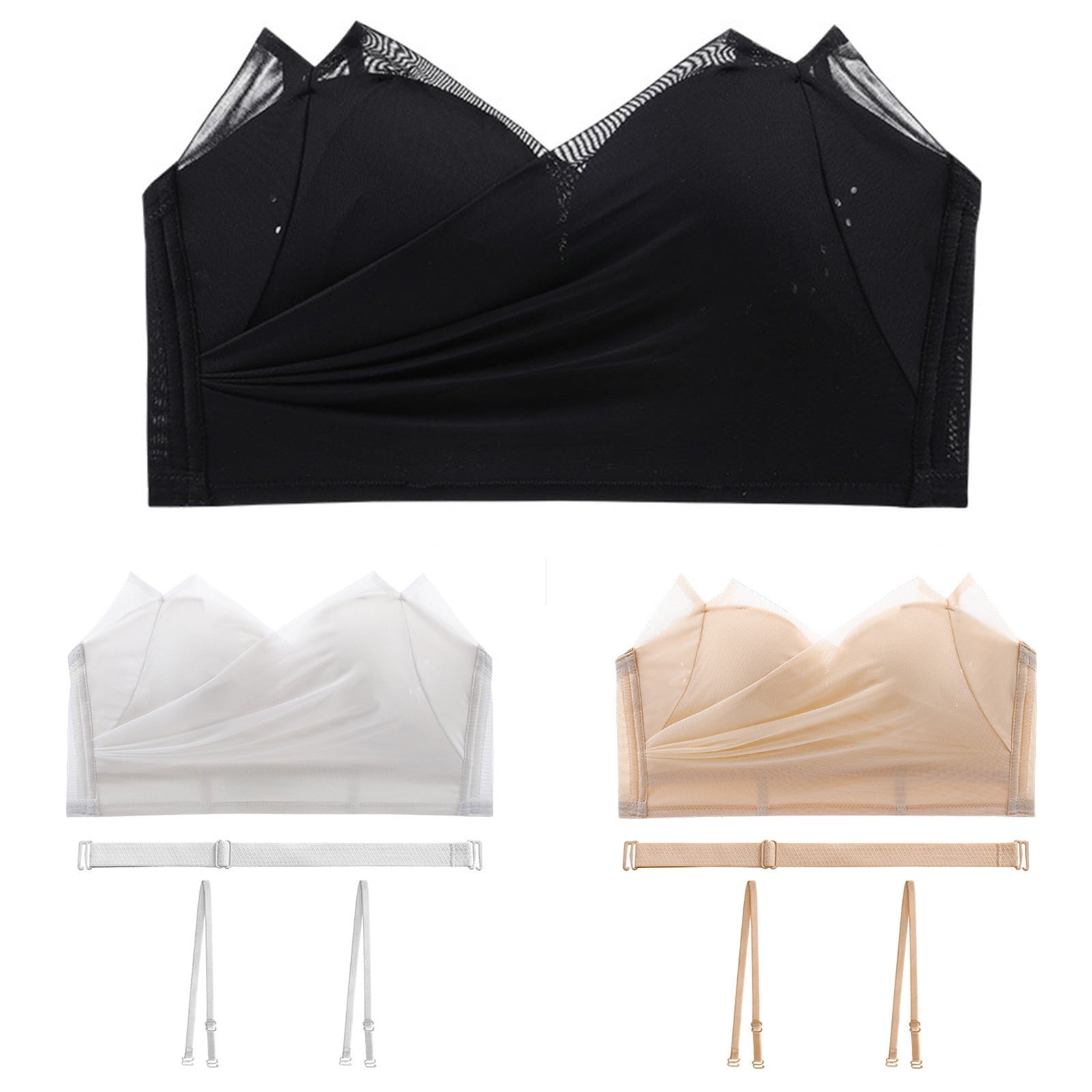 Itsame 1 Pack Everyday Casual Bra Set Womens Full Support Bra Wireless ...