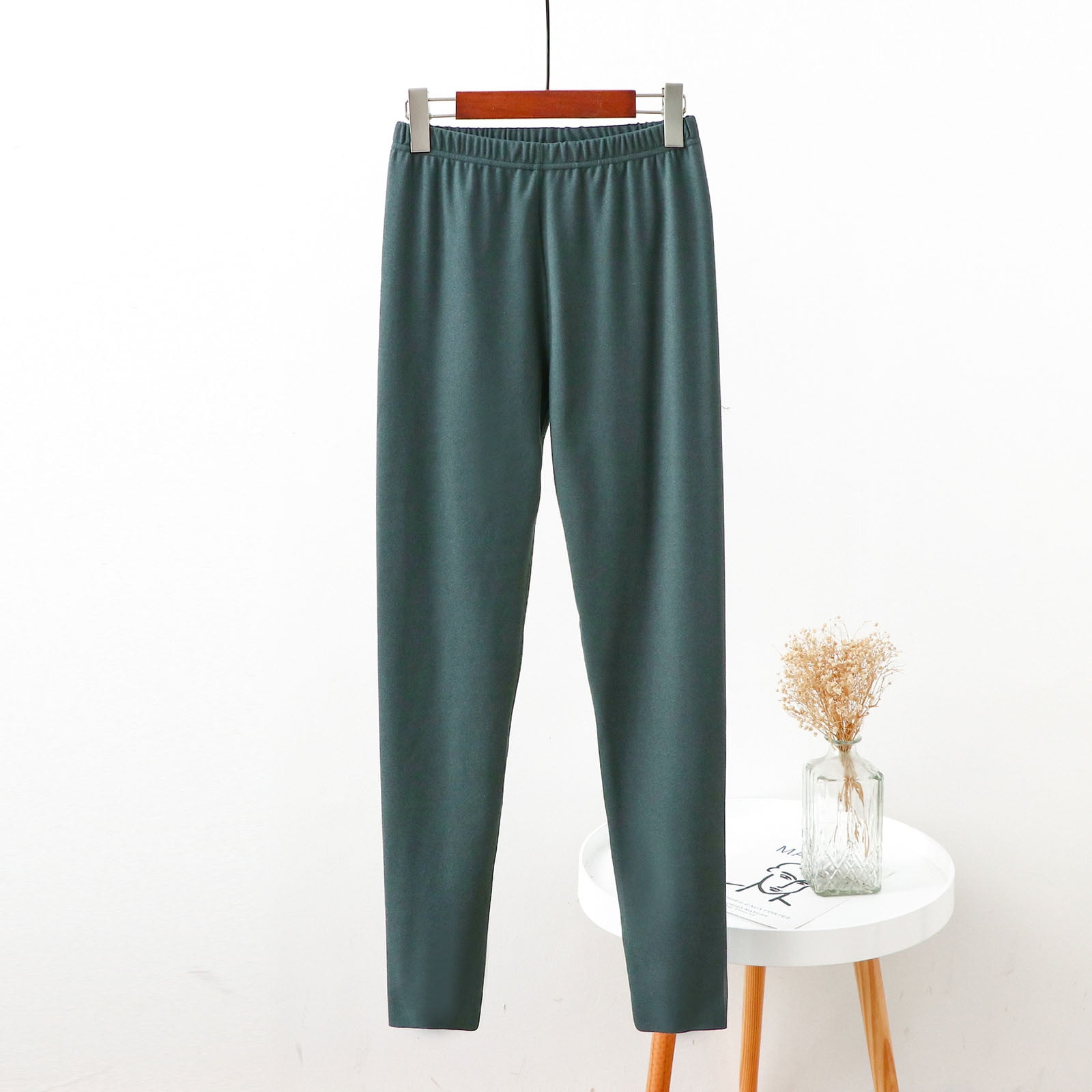 Itsame Sweatpants for Womens Long Leggings Pants Solid Color Plush High ...