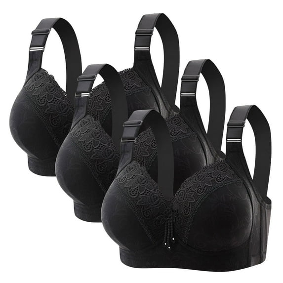 Itsame Veryday Bralette 3Piece Set for Women 3PC Seamless Bra Push-Up ...