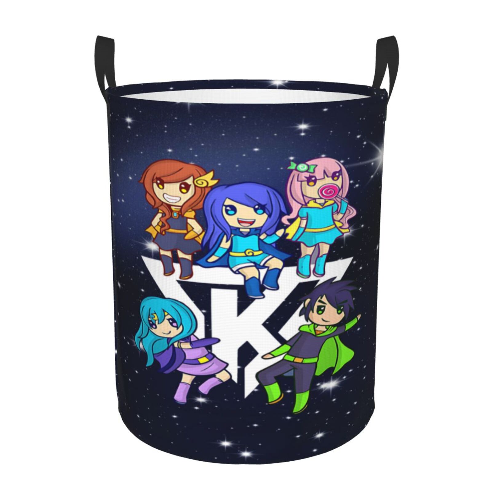 Itsfunneh Krew 3d Graphic Flame Laundry Basket Fire Flame Clothes ...