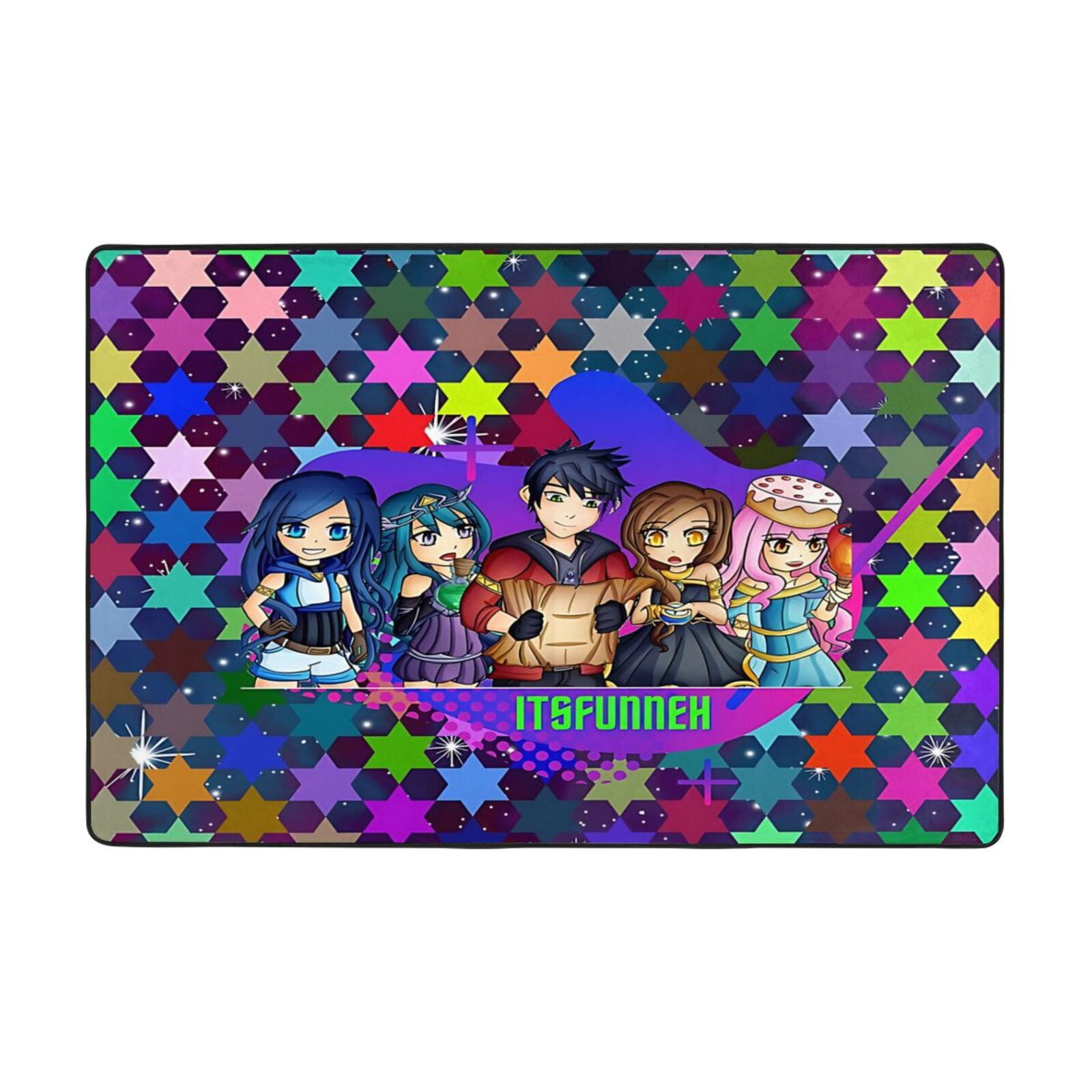 Itsfunneh Krew Area Rugs Kid Bedroom Soft Mat Carpet Non-Slip Washable ...