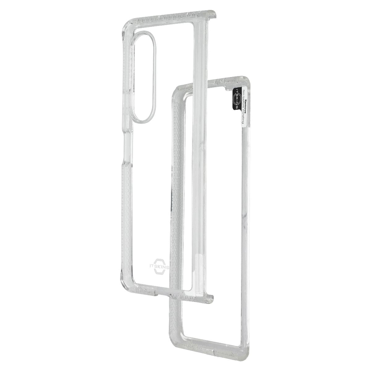 Itskins Hybrid Clear Protective Case For Galaxy Z Fold3 5g Transparent ...