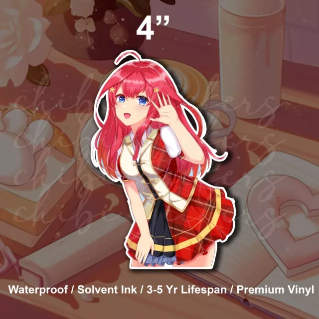 Itsuki Nakano School Girl Quintessential Quintuplets Anime Car Bumper ...