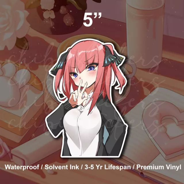 Itsuki Nakano School Girl Quintessential Quintuplets Anime Car Bumper ...