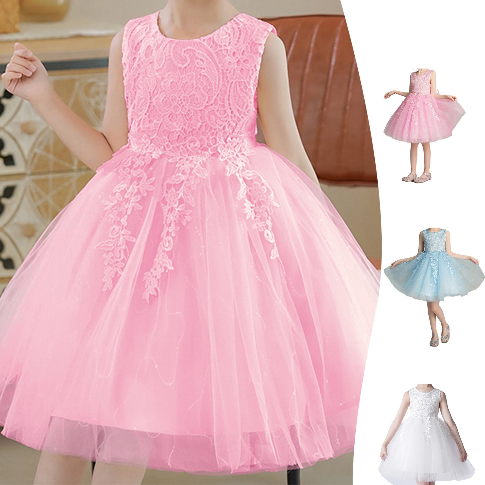 Holiday Deals 2024! Itsun Girls' Dresses,Little Girls' Sequin Mesh ...