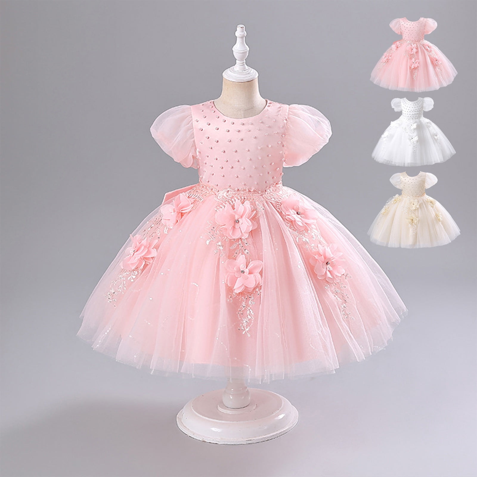 Holiday Deals 2024! Itsun Girls Princess Dress,Girls' Tulle Flower ...