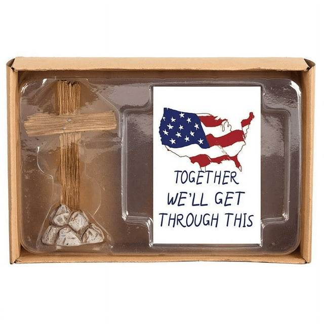 Itty Bitty Blessings Card/Wood Like Cross Figurine - Walmart.com