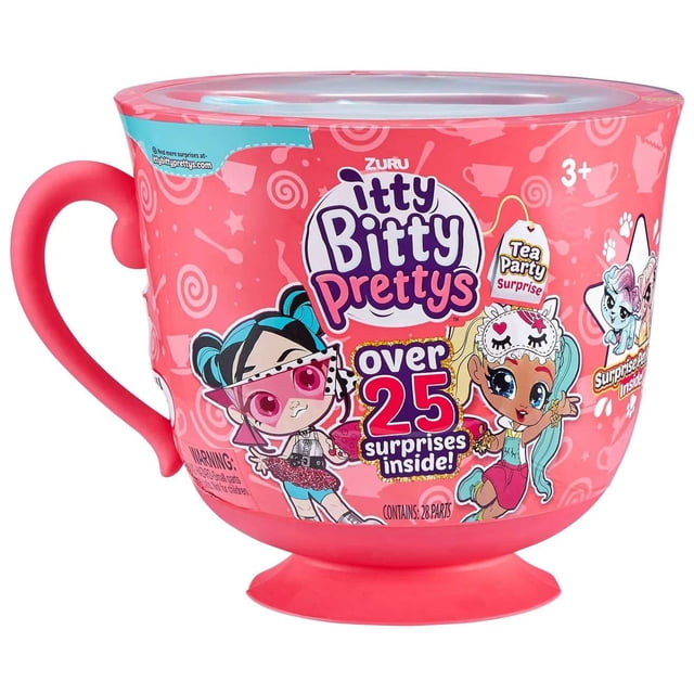 Itty Bitty Prettys Series 1 Tea Party Surprise Kitten & Princess ...