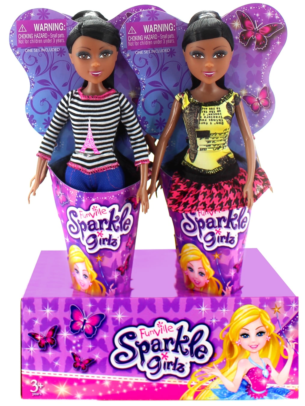 Sparkle Girlz Itty Bitty Prettys Tea Party Surprise Series 2 Mini Dolls ...