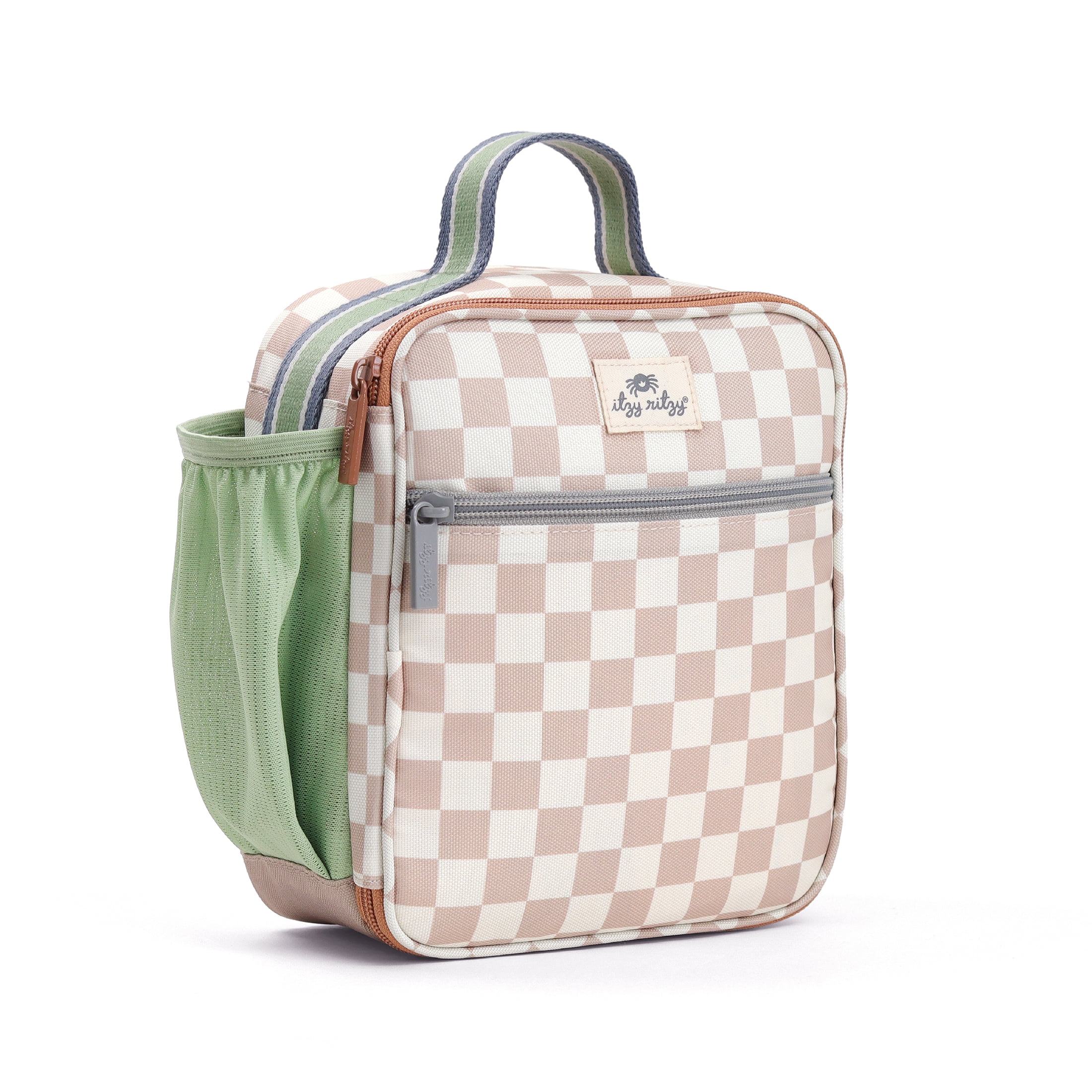 Itzy Ritzy, Lunch Box, Check Yes, Insulated with Water Bottle Pocket ...