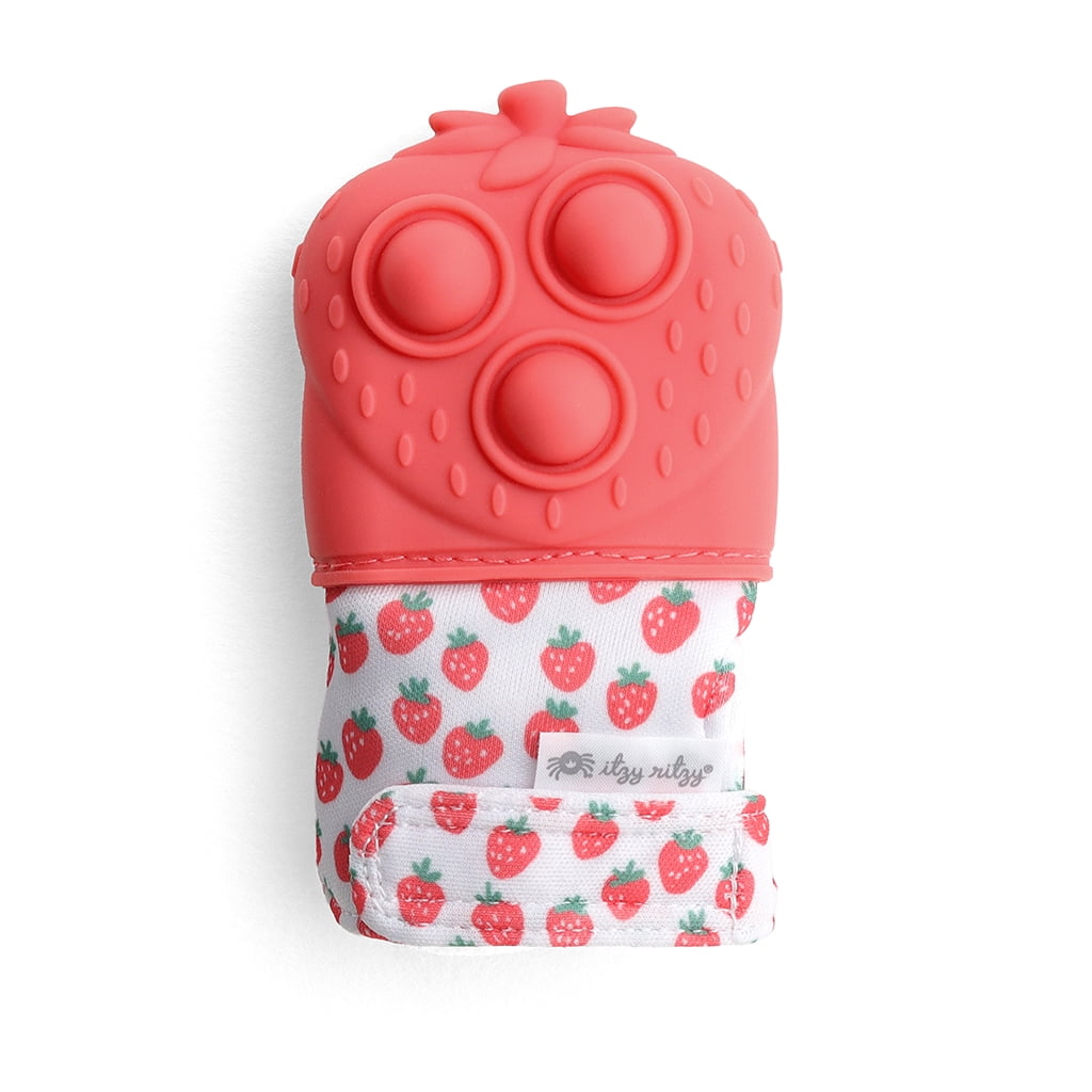 Itzy Mitt Pop™ Strawberry Teether - Walmart.com