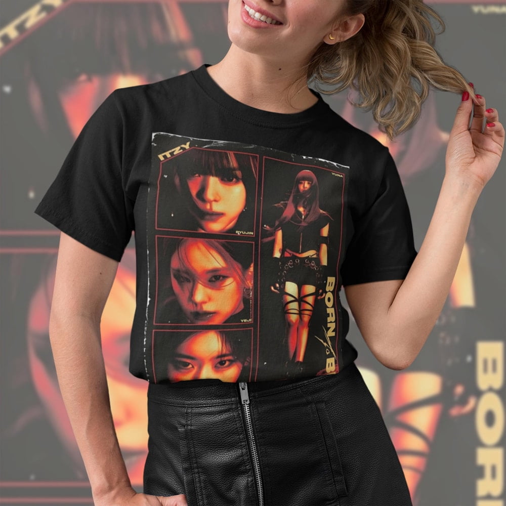 Itzy Retro Classic Tee, Kpop Bootleg Shirt, Itzy Merch, Itzy Kpop, Kpop ...