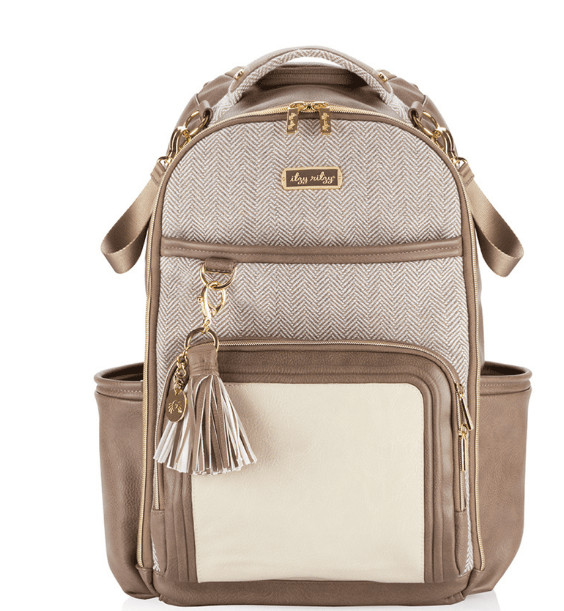 Free Shipping! Itzy Ritzy Boss Plus Diaper Bag Backpack, Vanilla Latte ...