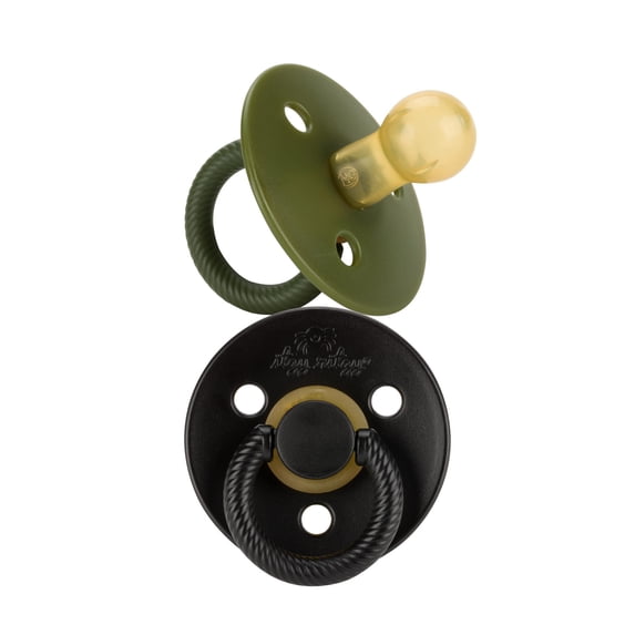Itzy Ritzy Natural Rubber Pacifiers Set of 2 – Natural Rubber Newborn ...