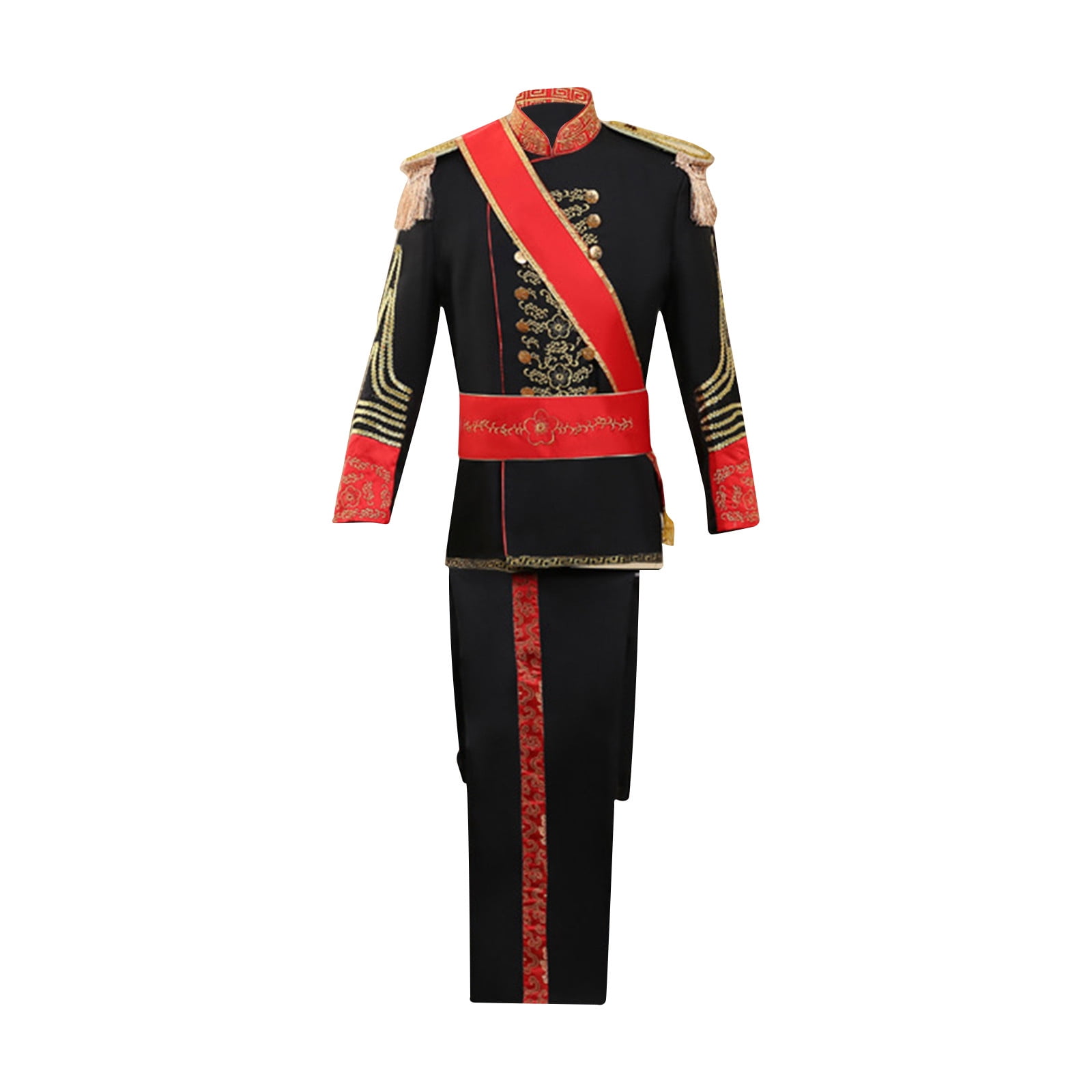 Iugvhana Court Dress Suit Set for Men With Hat Medieval Military ...