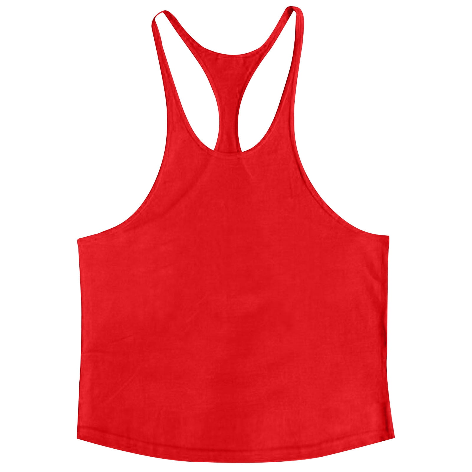 Iugvhana Fitness Tank Top for Men Cotton Sleeveless Muscle T Shirts Y ...