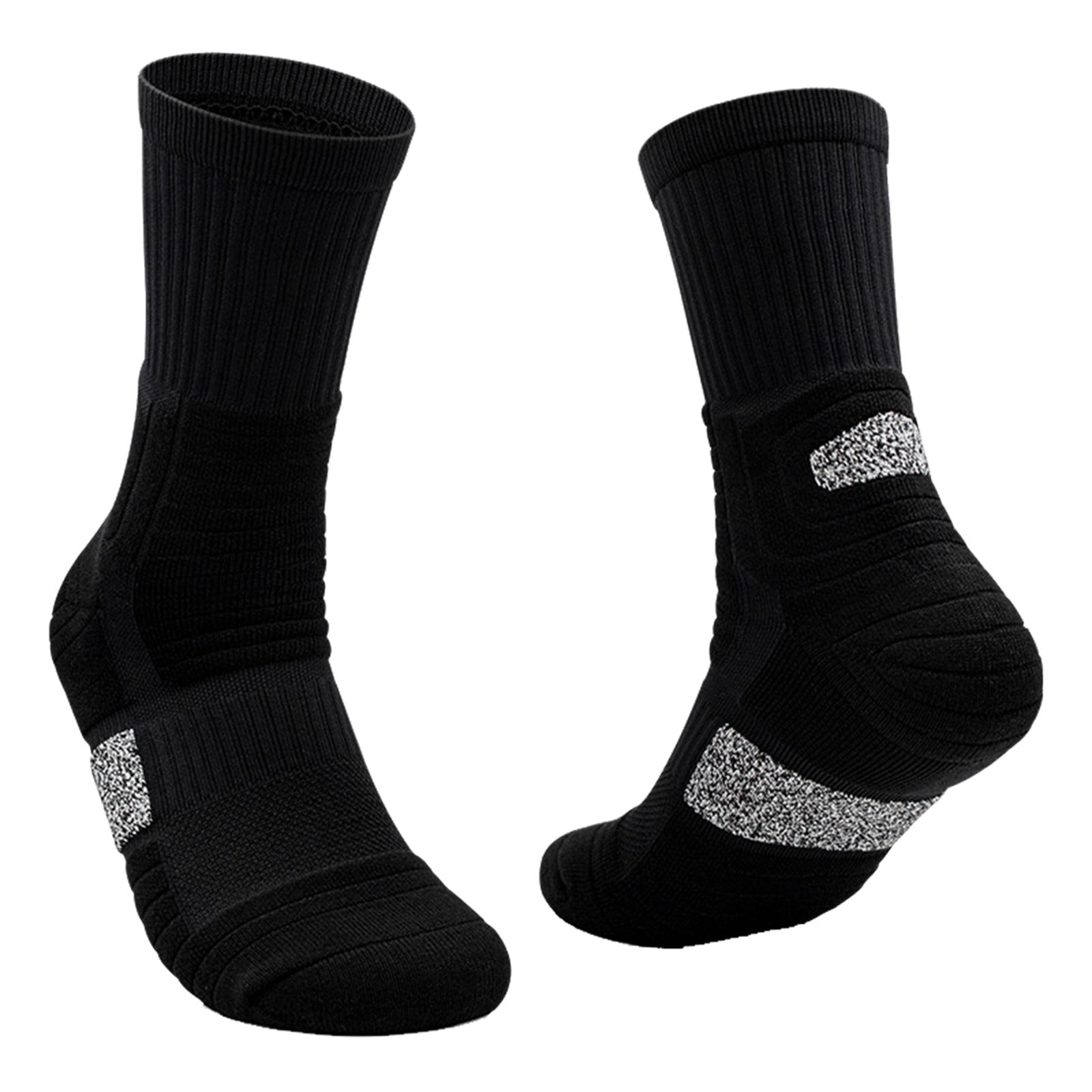 Iugvhana Men's Heavy Duty Crew Work Socks - Triple Layer Cushion ...