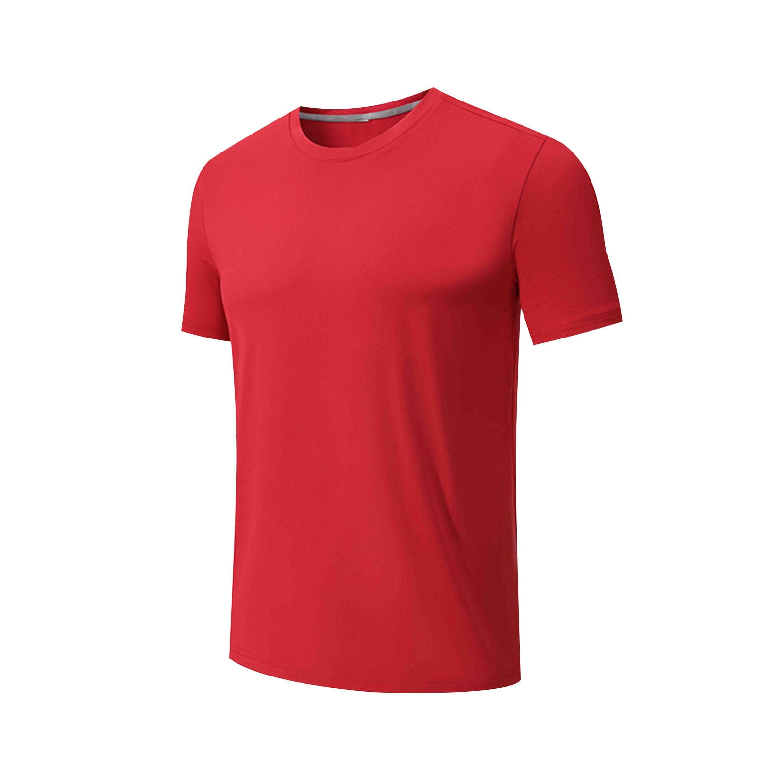 Iugvhana Mens Quicking Dry Mesh Shirts Breathable Running Shirt Round ...