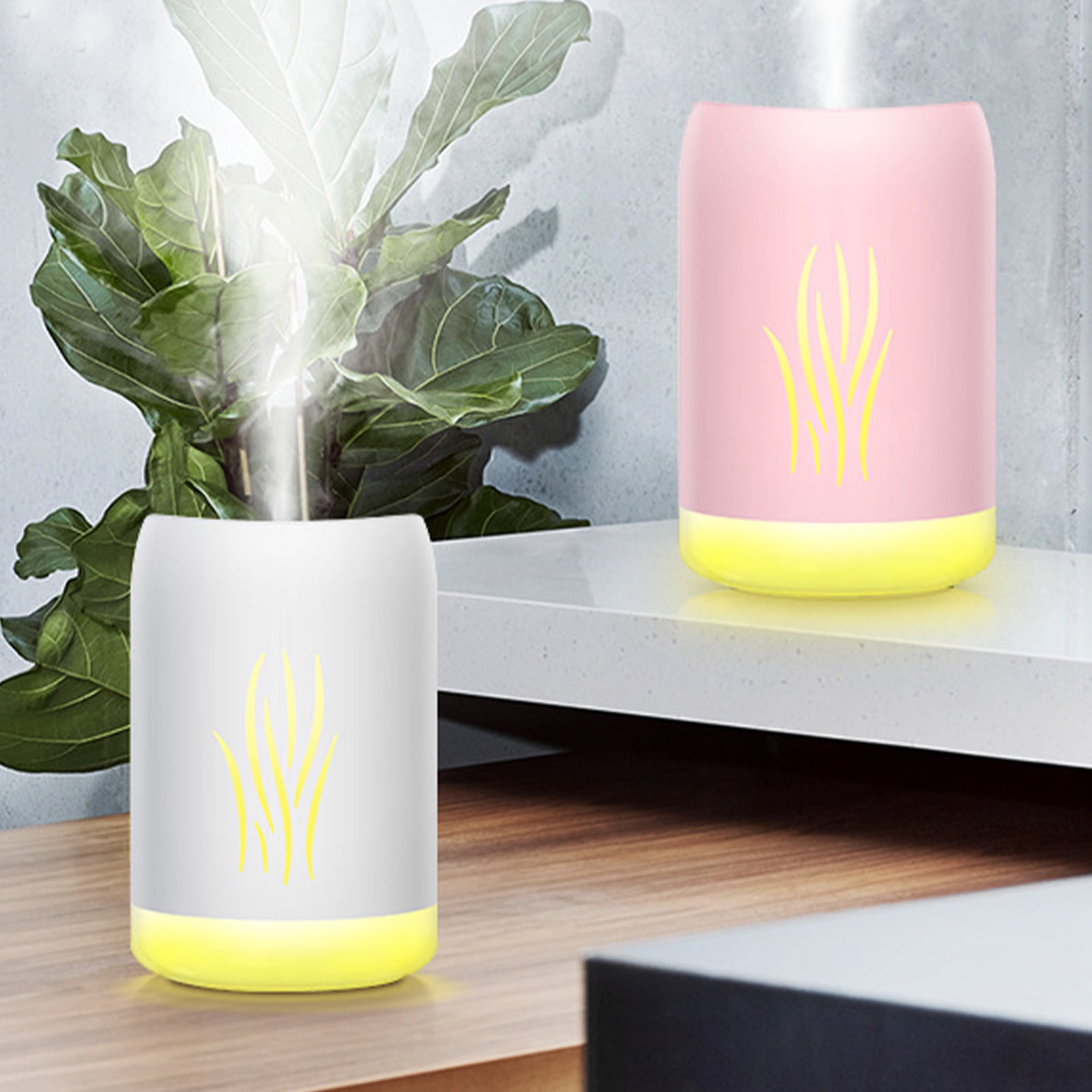 Iuhan 1Pcs Cool Mist Humidifier, USB Desktop Humidifiers for Bedroom ...