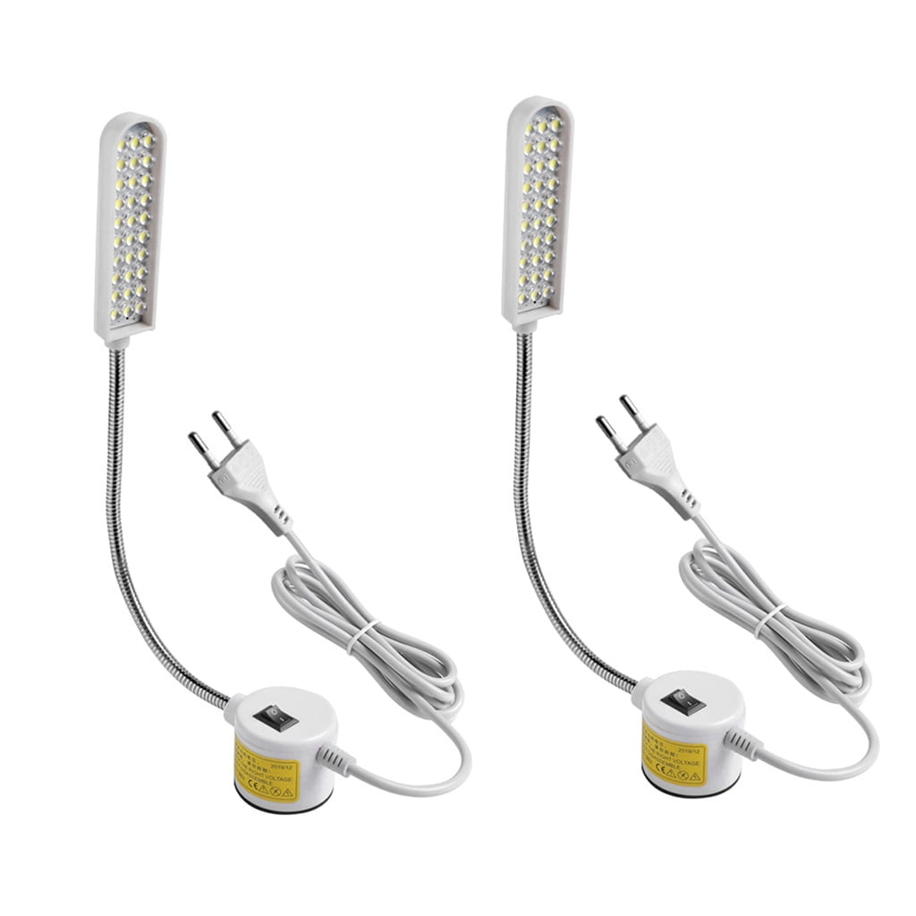 Iuhan 30LED Sewing Machine Light, Magnetic Base Flexible Gooseneck Arm ...