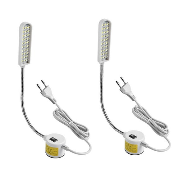 Iuhan 30LED Sewing Machine Light, Magnetic Base Flexible Gooseneck Arm ...
