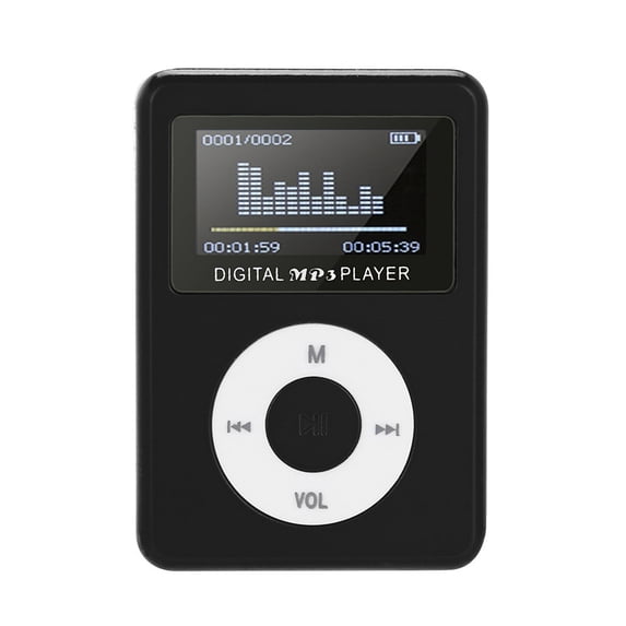 Iuhan USB MP3 Player, Mini LCD Screen Portable Music Player with 32GB ...