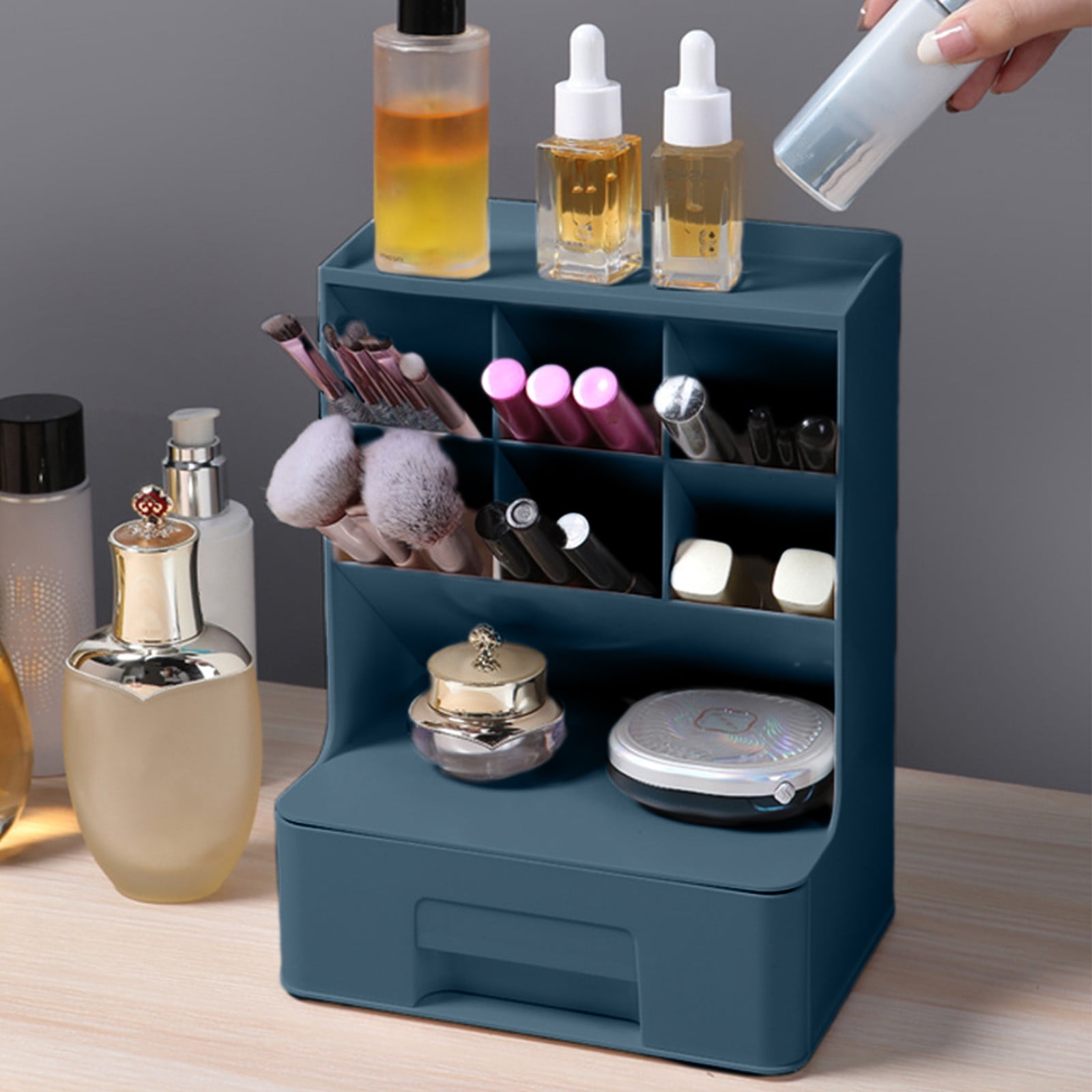 Iumwxz Storage and Organization Slanted Pen Desktop Sundries Desk ...