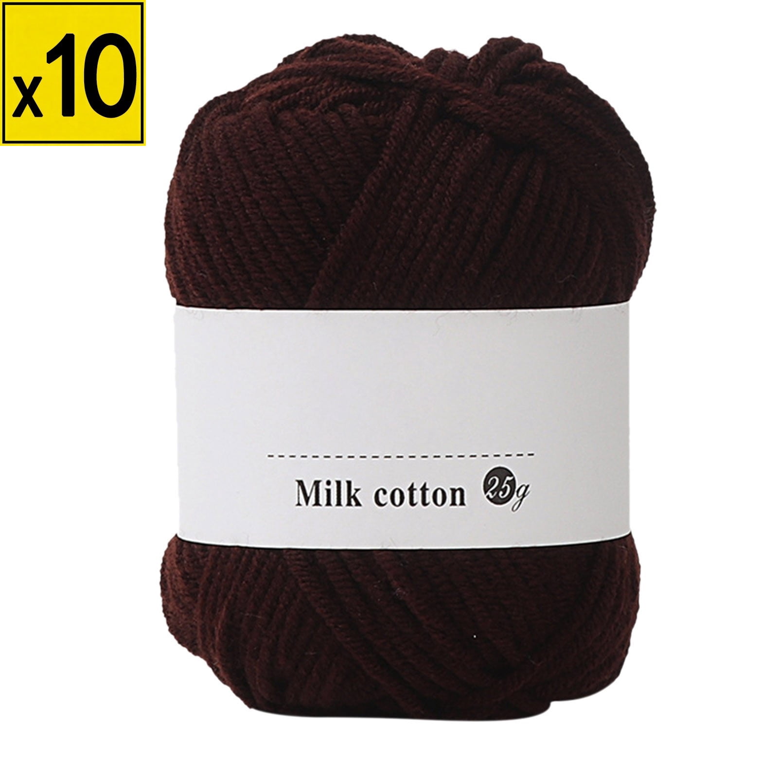 Iumwxz Hand Knitting Crochet Yarn, 25g Milk Cotton Acrylic Blend, Soft ...