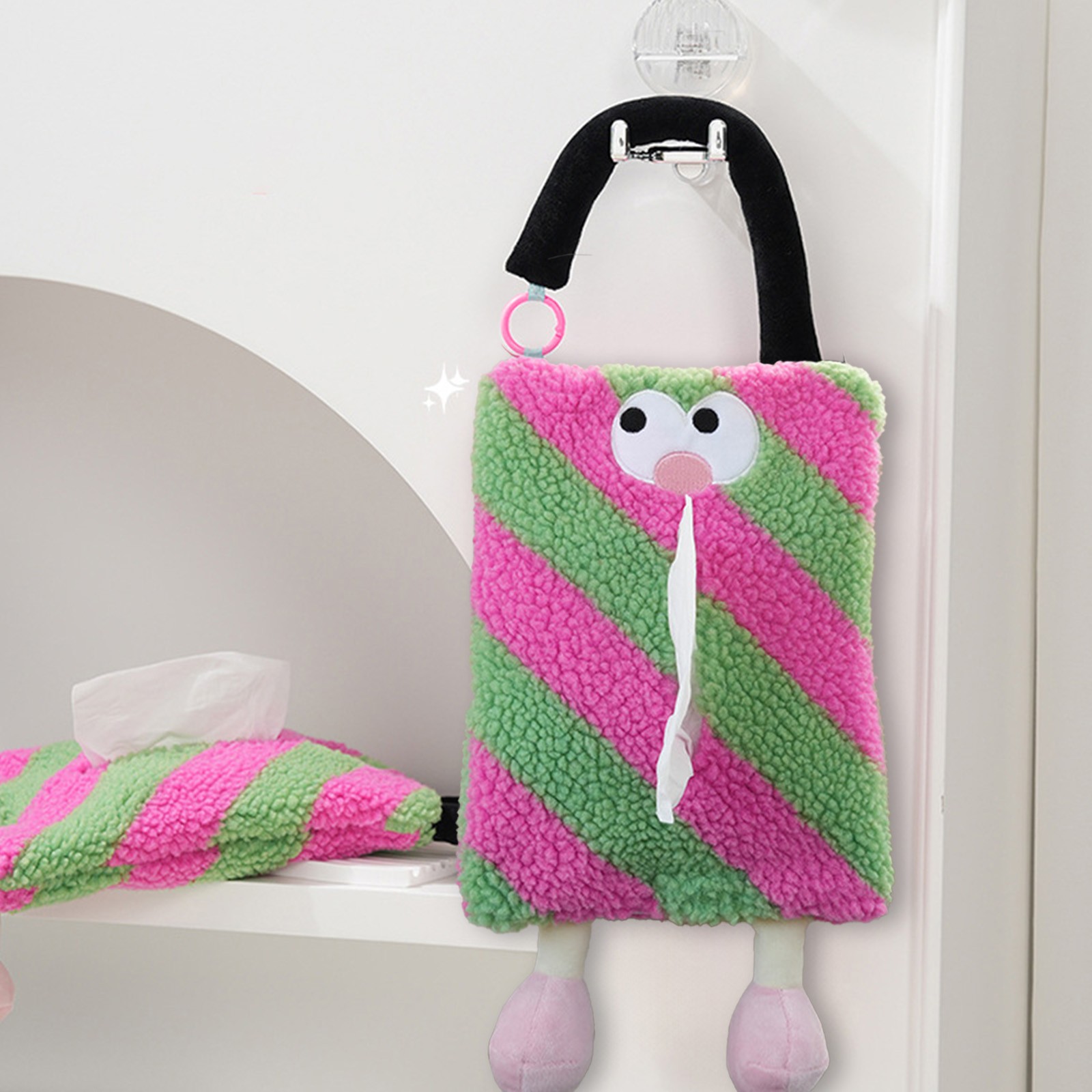 Iumwxz Up to 65% off Soft Fabric Tissue Container with Cute Style Ideal ...