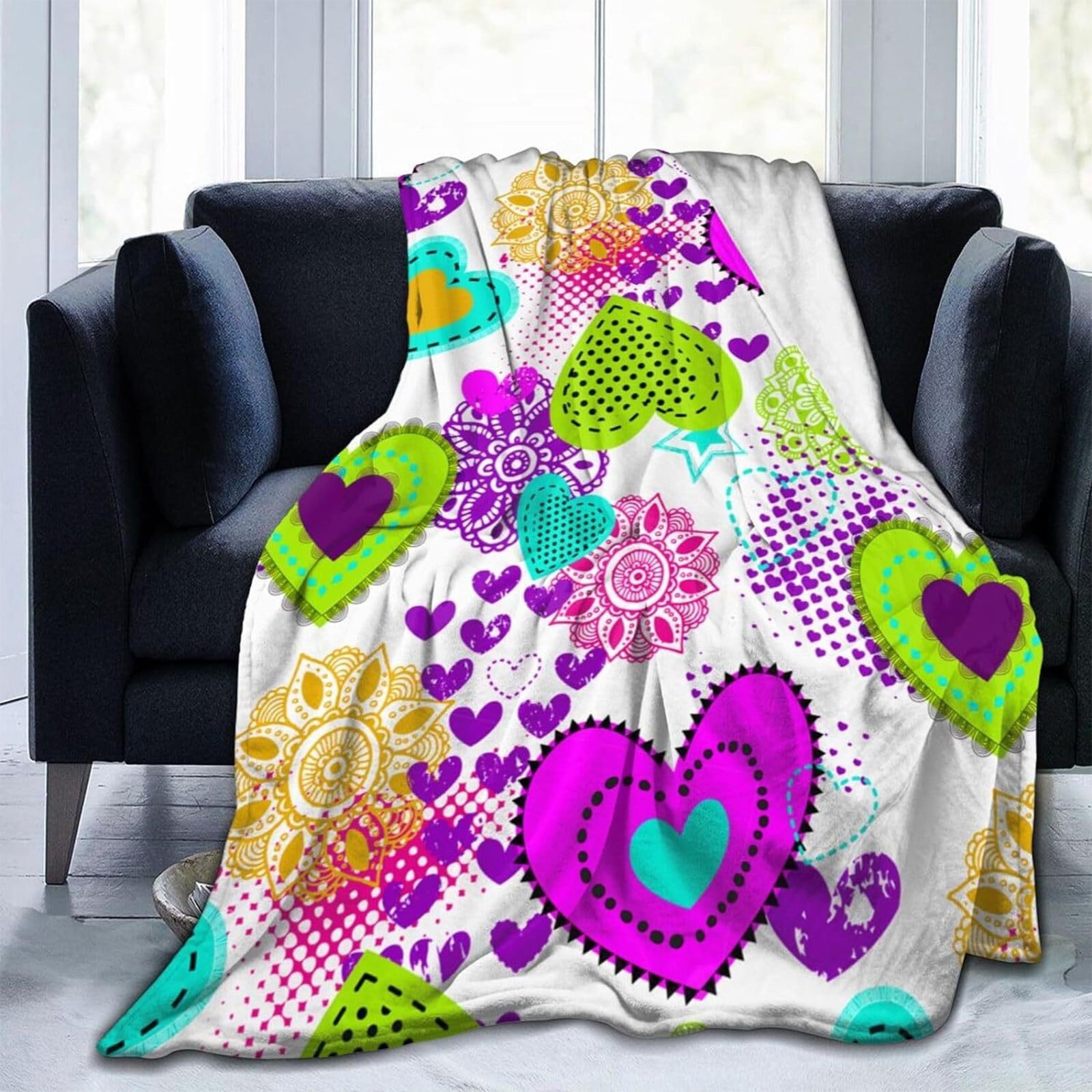 Iumwxz Valentine'S Day Trending On Social Blanket Love Flannel Blanket ...