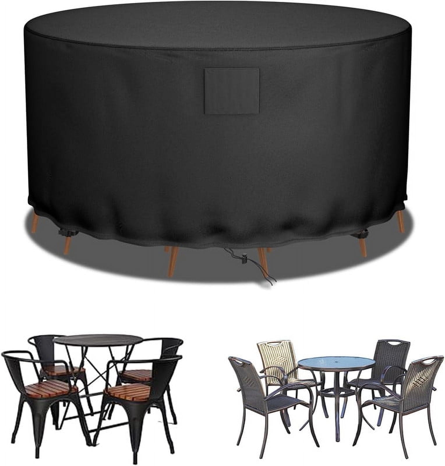 Ivalue Round Patio Furniture Covers Outdoor Table Cover for Pool ...