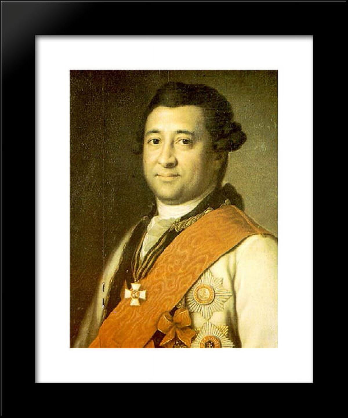 Ivan Abramovich Gannibal 20x24 Framed Art Print by Dmitry Levitzky ...