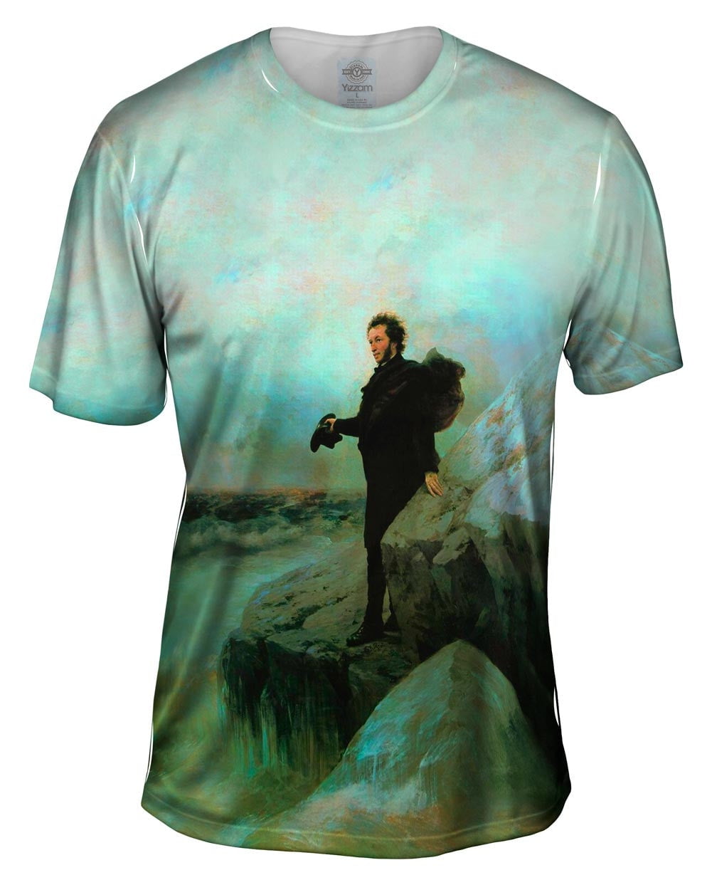 Ivan Aivazovsky - Pushkins Farewell To The Sea 1877 Mens T-Shirt All ...