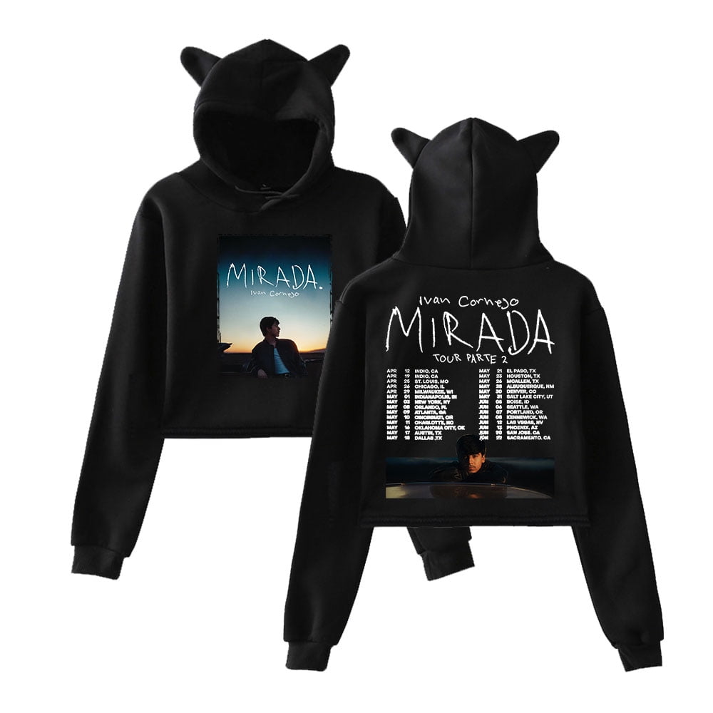 Ivan Cornejo 2025 Mirada Tour Dates Merch Pullover Female Cat Ears ...