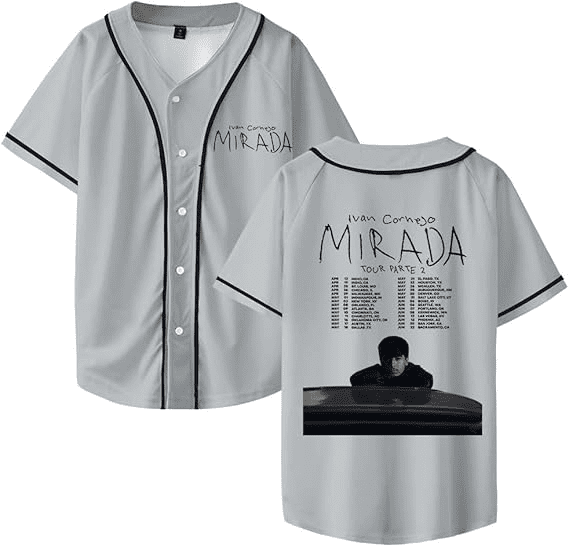 Ivan Cornejo 2025 Mirada Tour tshirt short sleeve V neck tshirt Button ...