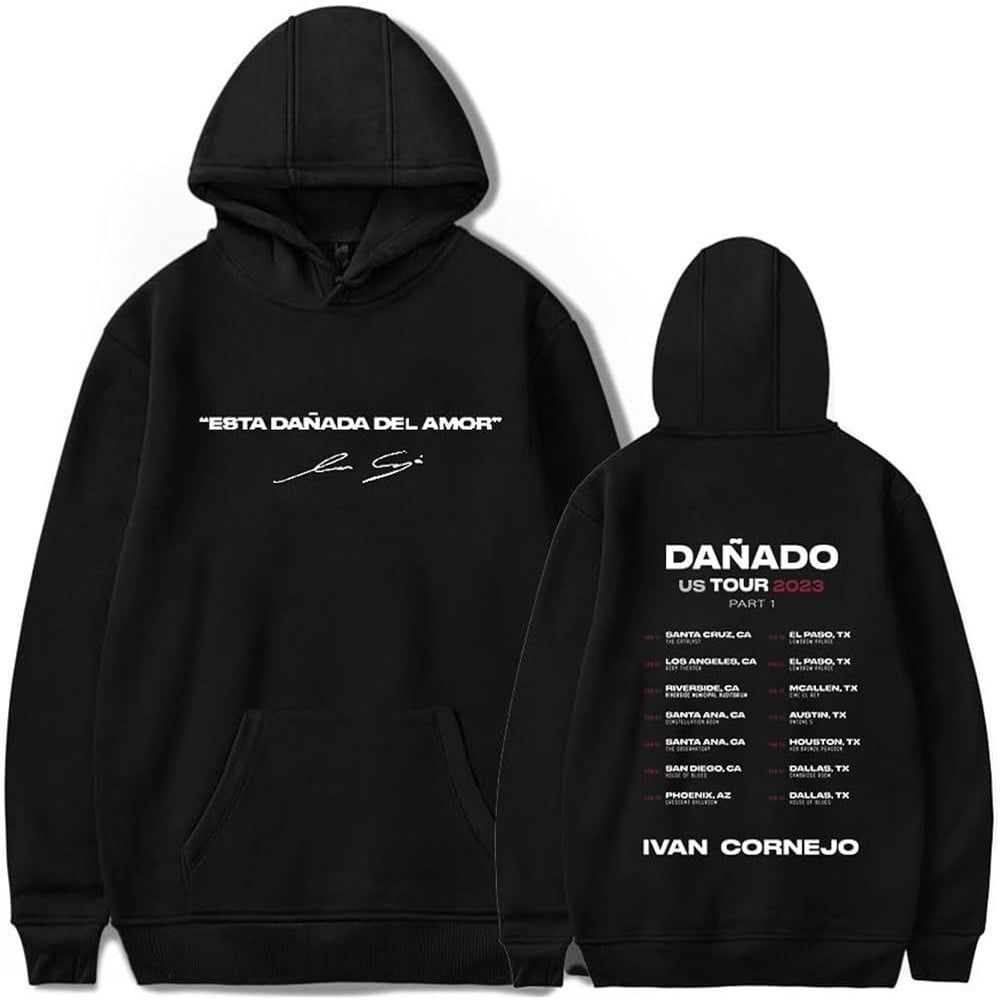Ivan Cornejo Danado Tour Hoodie Merch Casual Hooded Sweatshirt Unisex ...
