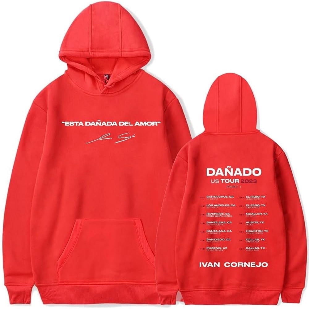 Ivan Cornejo Danado Tour Hoodie Merch Casual Hooded Sweatshirt Unisex ...