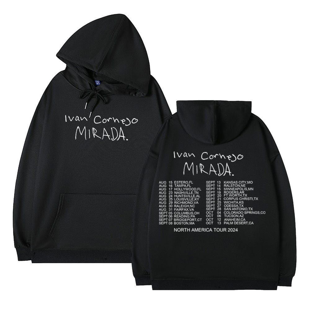 Ivan Cornejo Merch 2024 Mirada Tour Hoodie Sweatshirt - Walmart.com