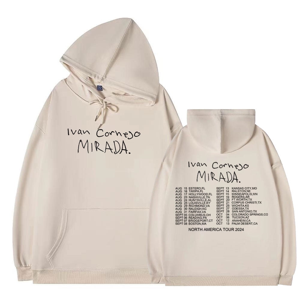 Ivan Cornejo Merch 2024 Mirada Tour Hoodie Sweatshirt - Walmart.com