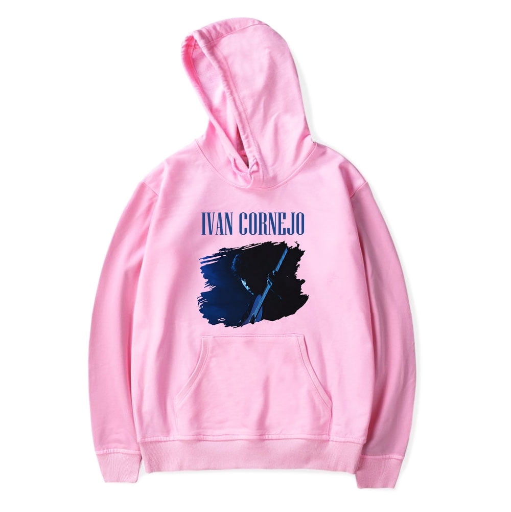 Ivan Cornejo Merch Hoodie Long Blue Guitar Graffiti Sleeve Hoodies ...