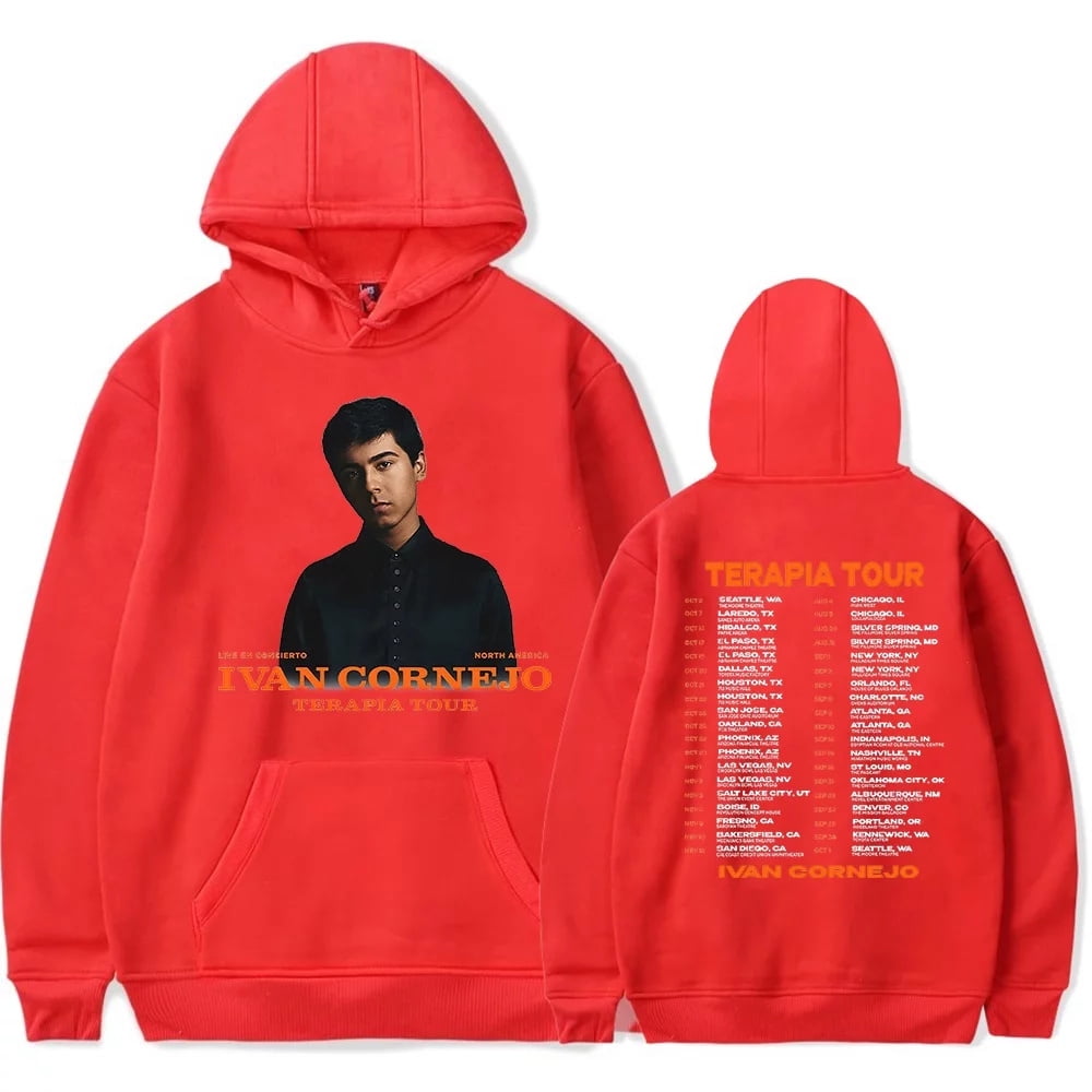Ivan Cornejo Merch Terapia Tour 2023 Women Men Singer Hoodie - Walmart.com